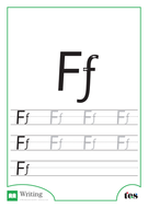 Letter Formation – The Letter F | Teaching Resources