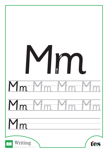 Letter Formation – The Letter M | Teaching Resources
