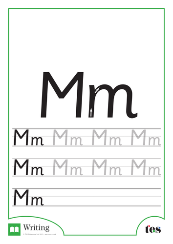 Letter Formation – The Letter M | Teaching Resources