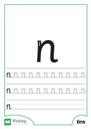Letter Formation – The Letter N | Teaching Resources