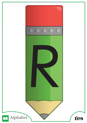 The Letter R - Pencil Theme | Teaching Resources