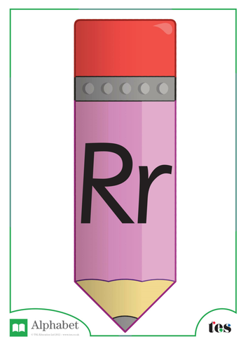 The Letter R - Pencil Theme | Teaching Resources