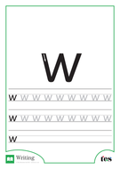Letter Formation – The Letter W | Teaching Resources