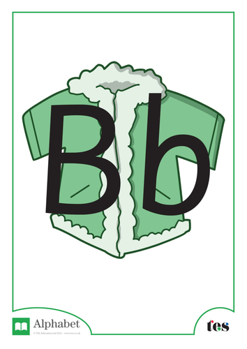 The Letter B - Clothing Theme | Teaching Resources