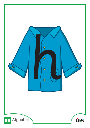 The Letter H - Clothing Theme | Teaching Resources