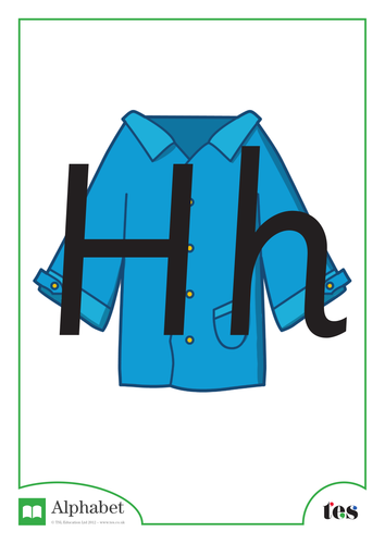 The Letter H - Clothing Theme | Teaching Resources