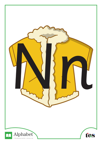 The Letter N - Clothing Theme | Teaching Resources