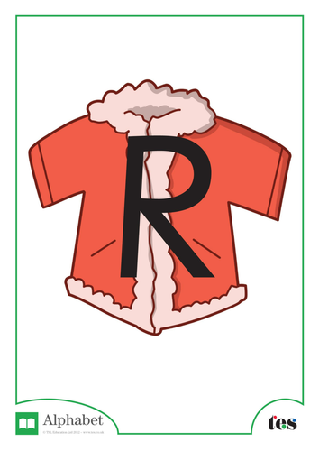 The Letter R - Clothing Theme | Teaching Resources