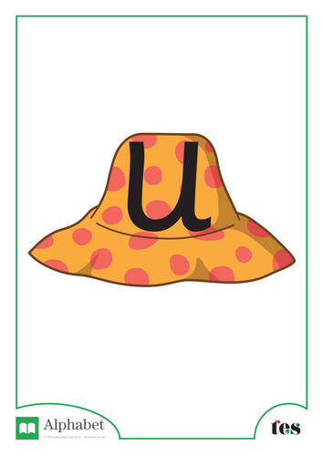 The Letter U - Clothing Theme | Teaching Resources