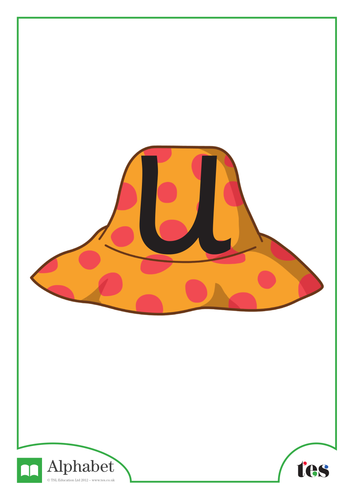 The Letter U - Clothing Theme | Teaching Resources