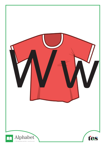 The Letter W - Clothing Theme | Teaching Resources
