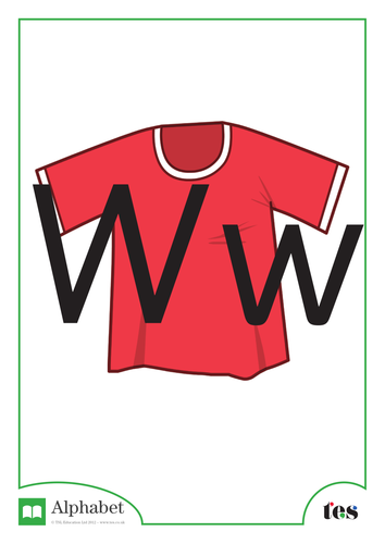 The Letter W - Clothing Theme | Teaching Resources