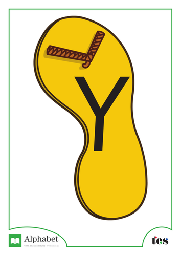 The Letter Y - Clothing Theme | Teaching Resources