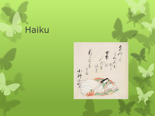 Haiku lesson plan and resources | Teaching Resources