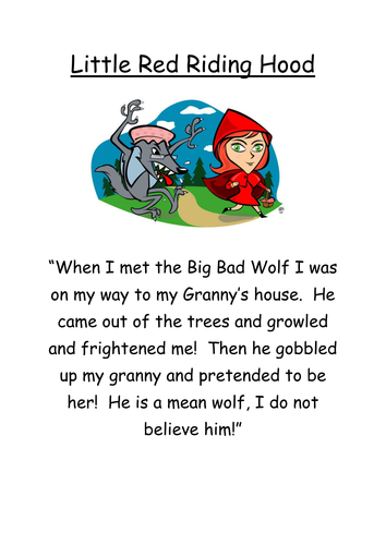True story of the three little pigs | Teaching Resources