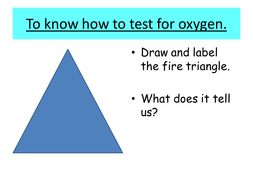Testing for oxygen | Teaching Resources
