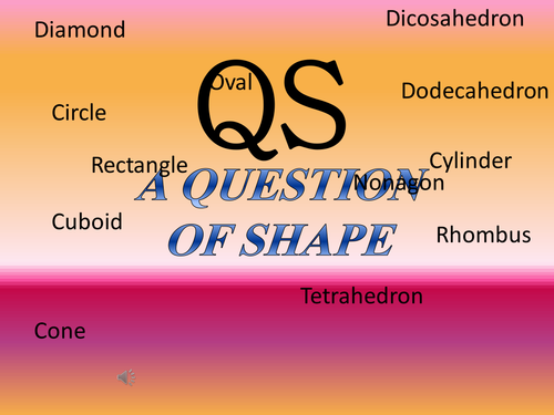 Maths Shape quiz powerpoint | Teaching Resources