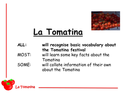 Tomatina (Spanish tomato festival) | Teaching Resources