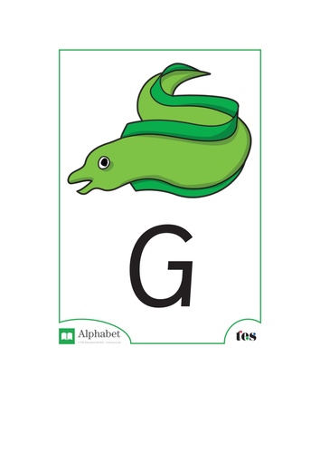 The Letter G - Ocean Theme | Teaching Resources