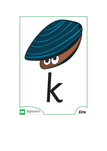 The Letter K - Ocean Theme | Teaching Resources