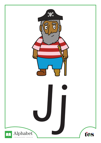 The Letter J - Pirate Theme | Teaching Resources