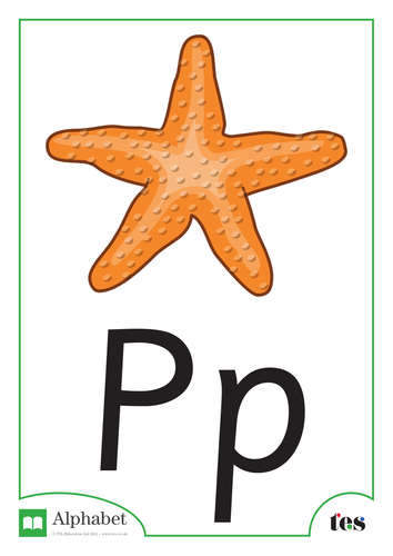The Letter P - Ocean Theme | Teaching Resources