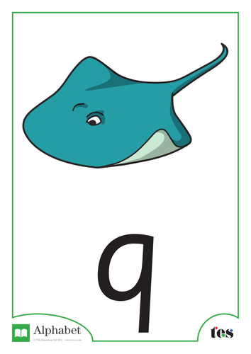 The Letter Q - Ocean Theme | Teaching Resources