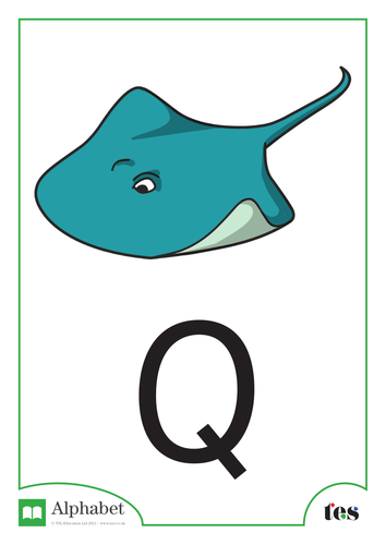 The Letter Q - Ocean Theme | Teaching Resources