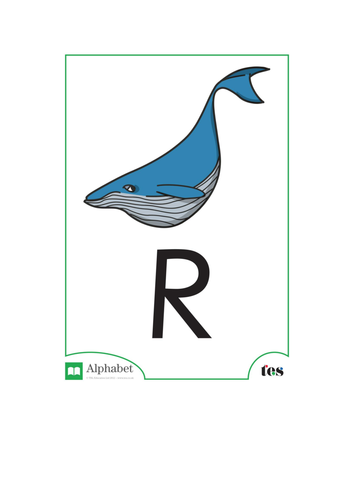 The Letter R - Ocean Theme | Teaching Resources