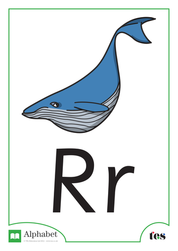 The Letter R - Ocean Theme | Teaching Resources