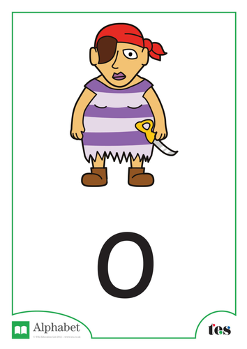 The Letter O - Pirate Theme | Teaching Resources