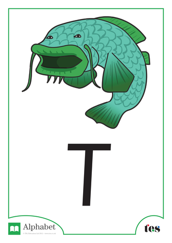 The Letter T - Ocean Theme | Teaching Resources