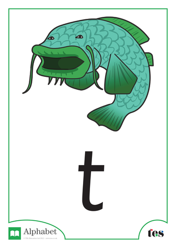 The Letter T - Ocean Theme | Teaching Resources