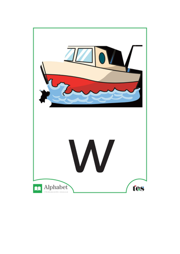 The Letter W - Ocean Theme | Teaching Resources
