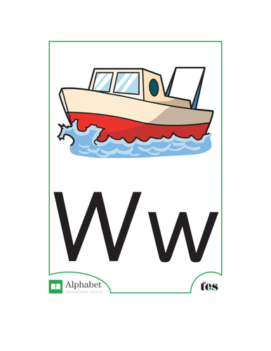 The Letter W - Ocean Theme | Teaching Resources