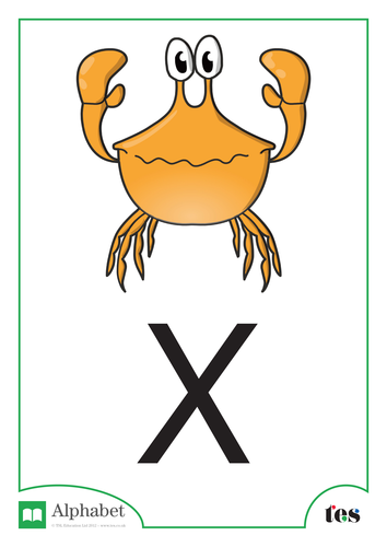 The Letter X - Ocean Theme | Teaching Resources