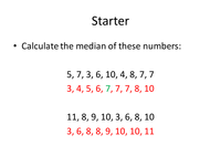 Quartiles and Box Plots by dannytheref - UK Teaching Resources - TES