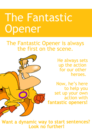 VCOP Superheroes: Display Posters | Teaching Resources