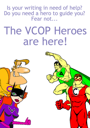 VCOP Superheroes: Display Posters | Teaching Resources