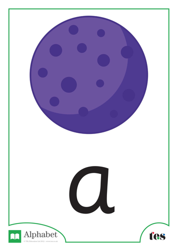 The Letter A - Space Theme | Teaching Resources