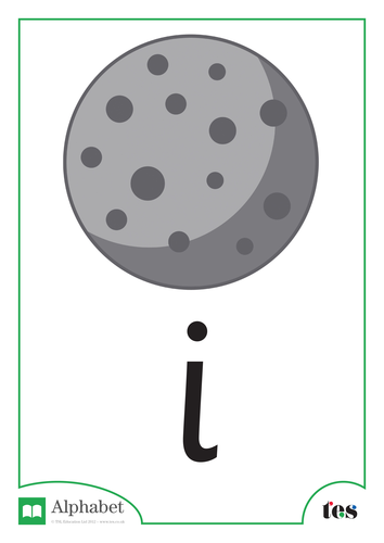 The Letter I - Space Theme | Teaching Resources