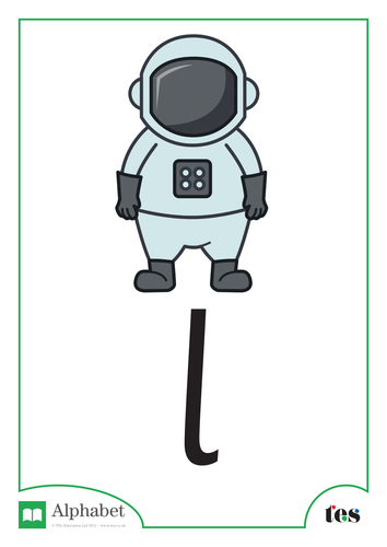 The Letter L - Space Theme | Teaching Resources