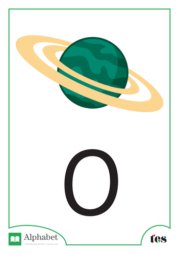 The Letter O - Space Theme | Teaching Resources