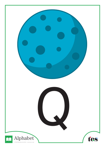 The Letter Q - Space Theme | Teaching Resources