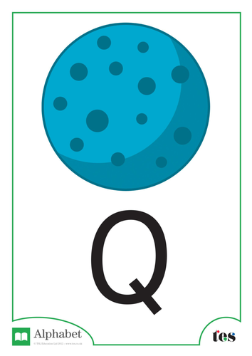 The Letter Q - Space Theme | Teaching Resources