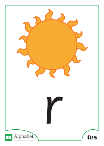 The Letter R - Space Theme | Teaching Resources