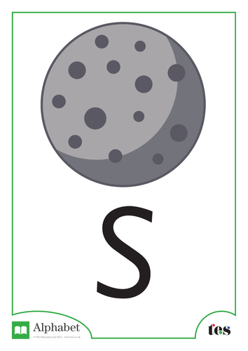 The Letter S - Space Theme | Teaching Resources