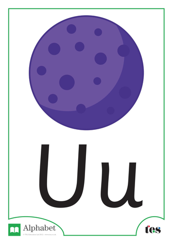 The Letter U - Space Theme | Teaching Resources