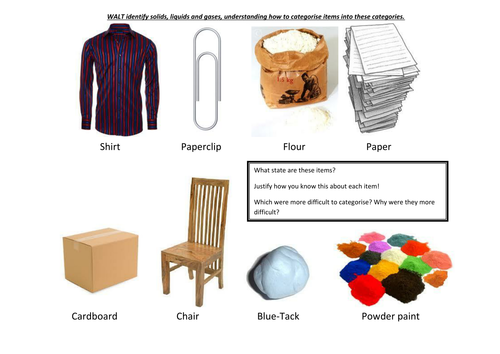 Grouping Solids | Teaching Resources