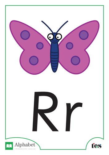 The Letter R - Minibeasts Theme | Teaching Resources